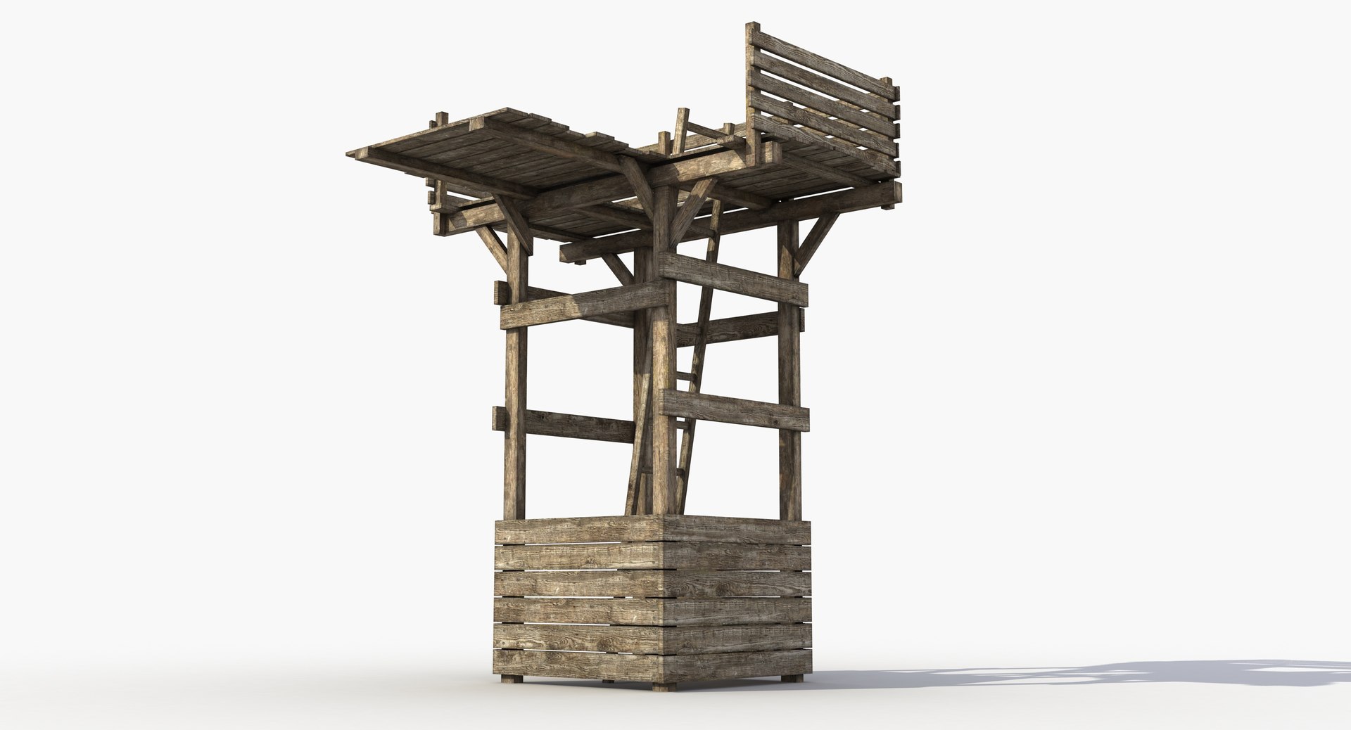 3D Watchtower Modeled - TurboSquid 1417907