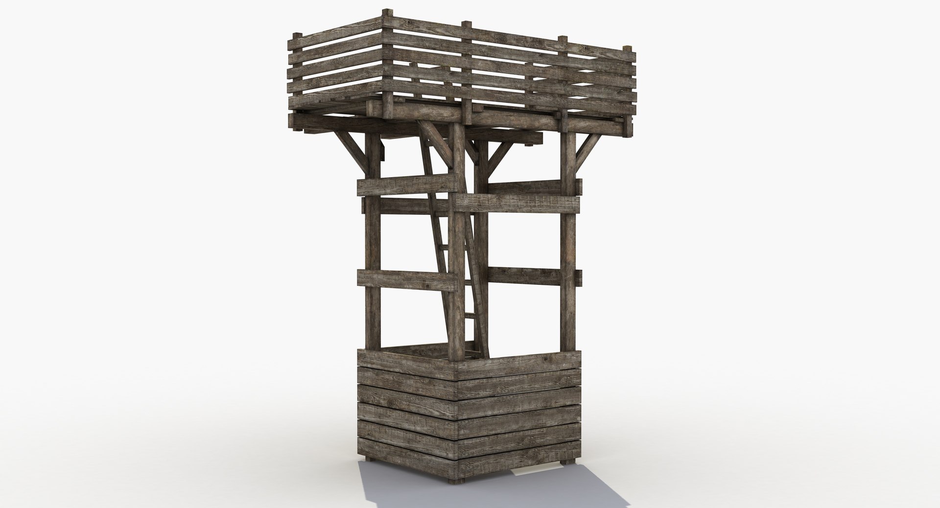 3D Watchtower Modeled - TurboSquid 1417907