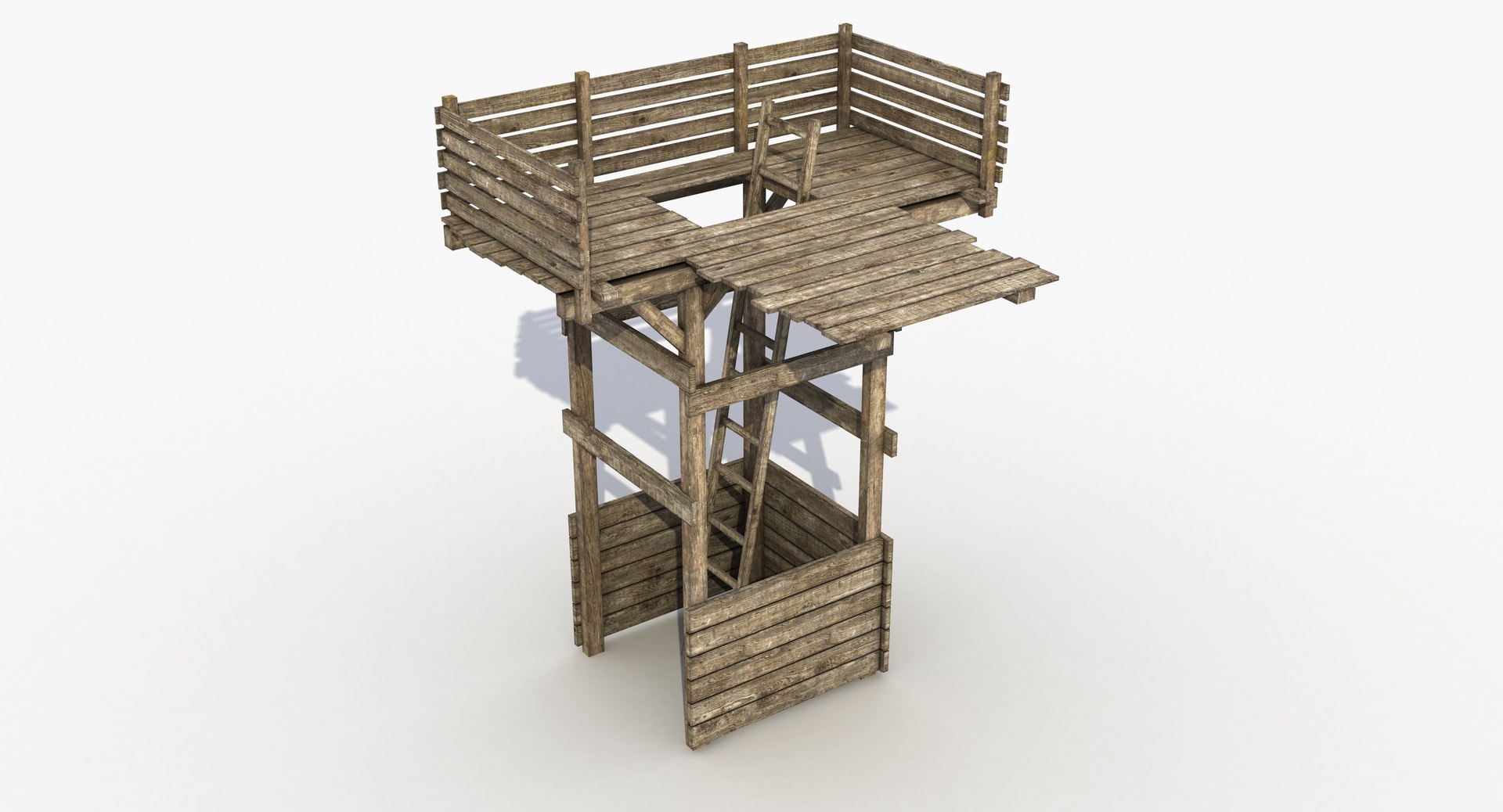 3D Watchtower Modeled - TurboSquid 1417907