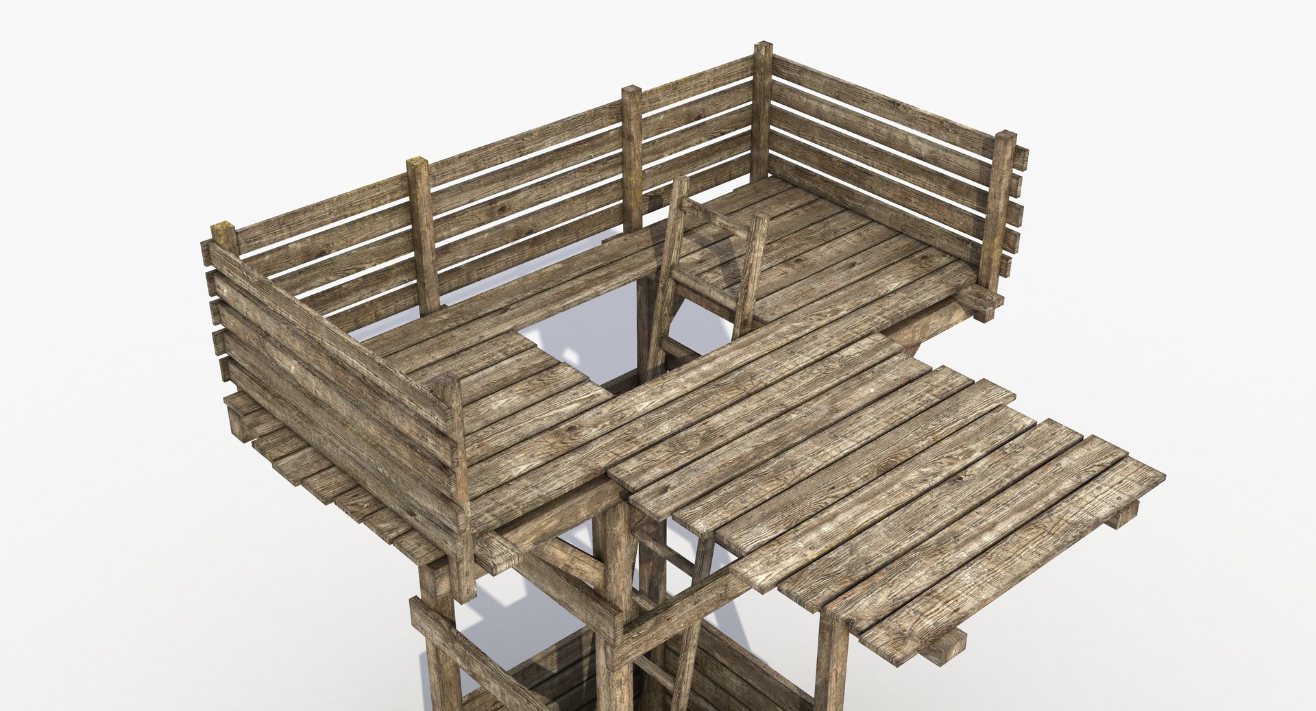 3D Watchtower Modeled - TurboSquid 1417907