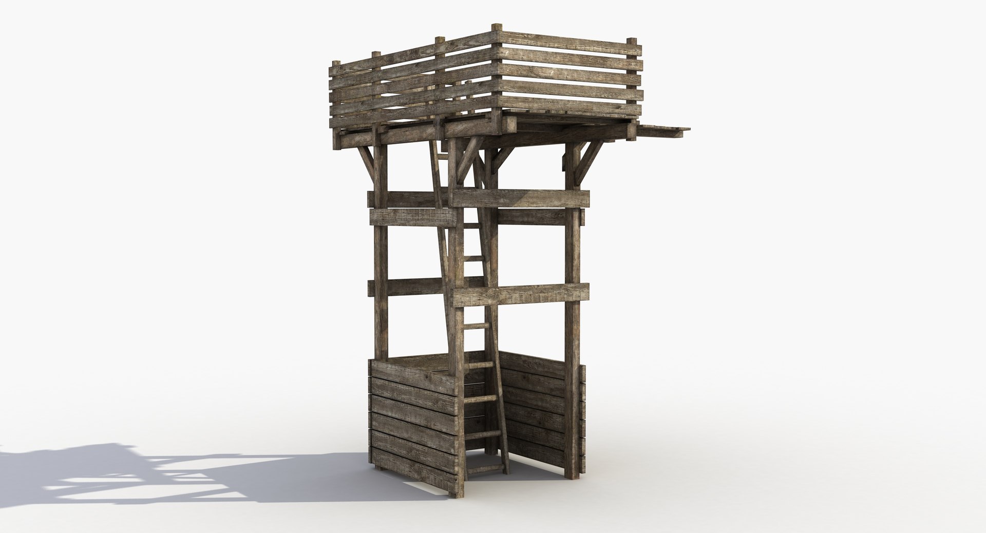 3D Watchtower Modeled - TurboSquid 1417907