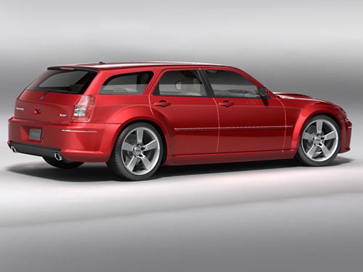 3d dodge magnum 2008 model