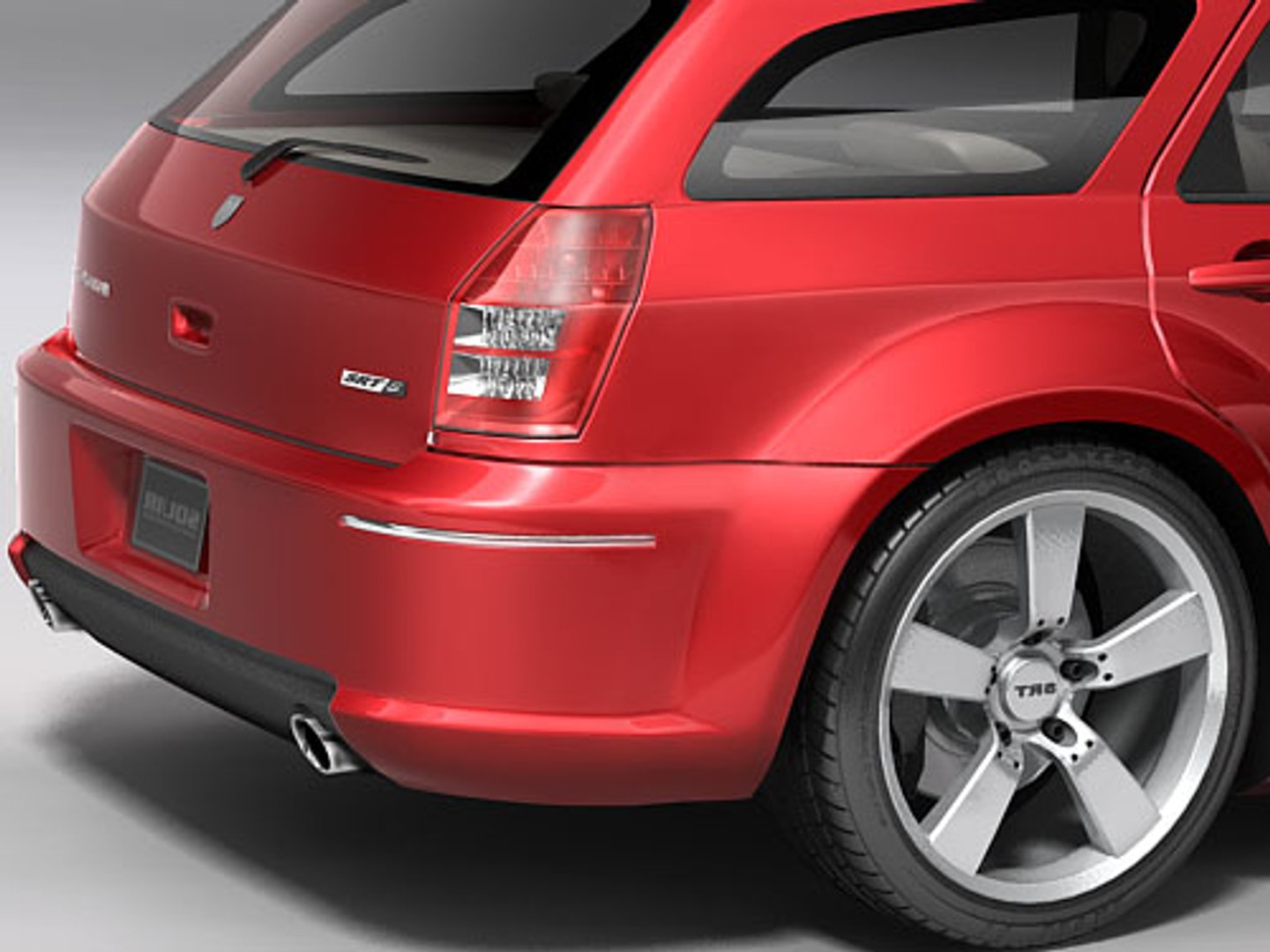 3d dodge magnum 2008 model
