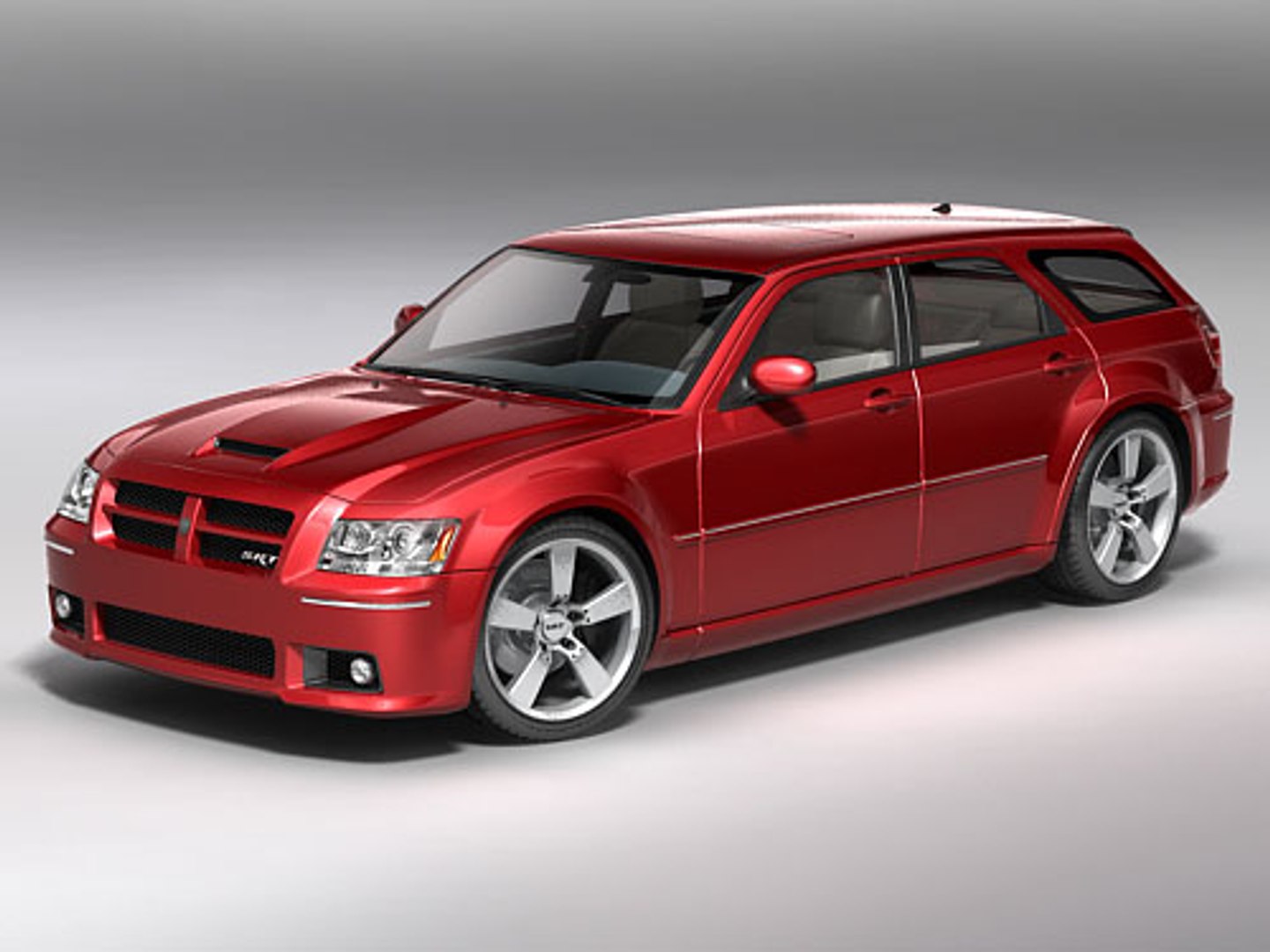 3d dodge magnum 2008 model