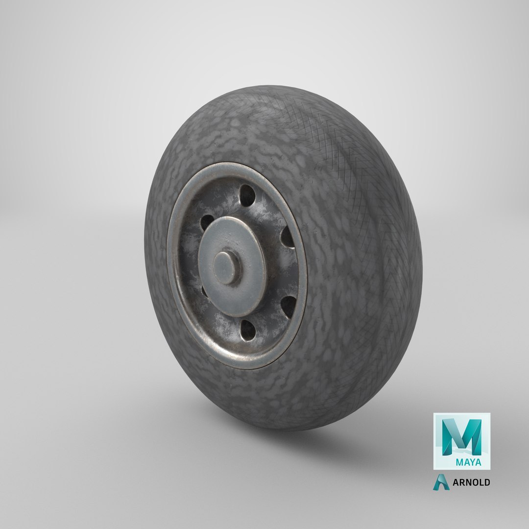 Wheel 9 Small Textured 3D Model - TurboSquid 1993233