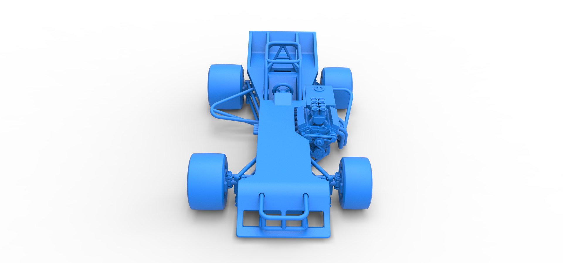 Diecast Supermodified Front Engine Race Car Scale 1 To 25 3D ...
