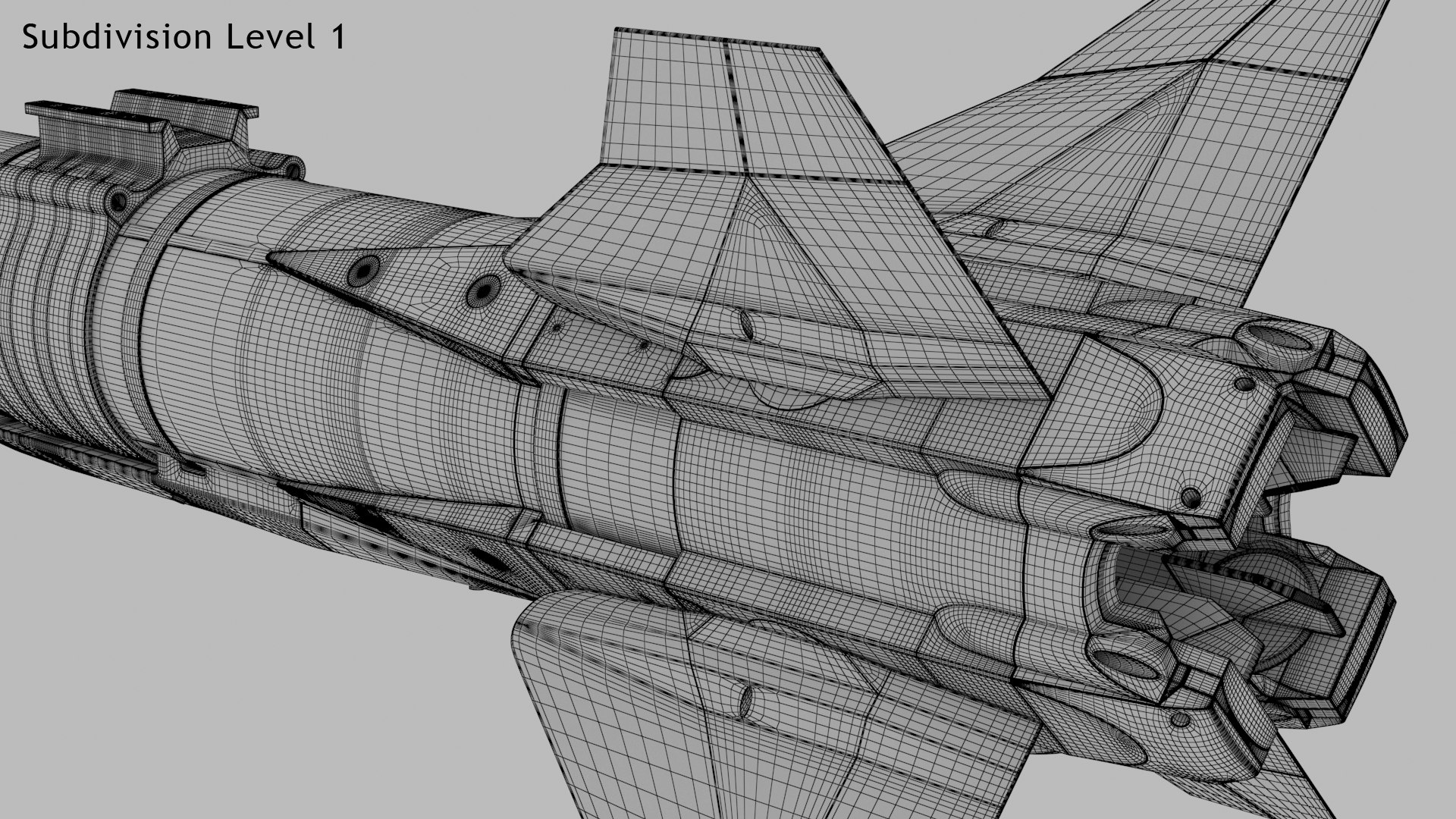 aim-9x sidewinder missile 3d model