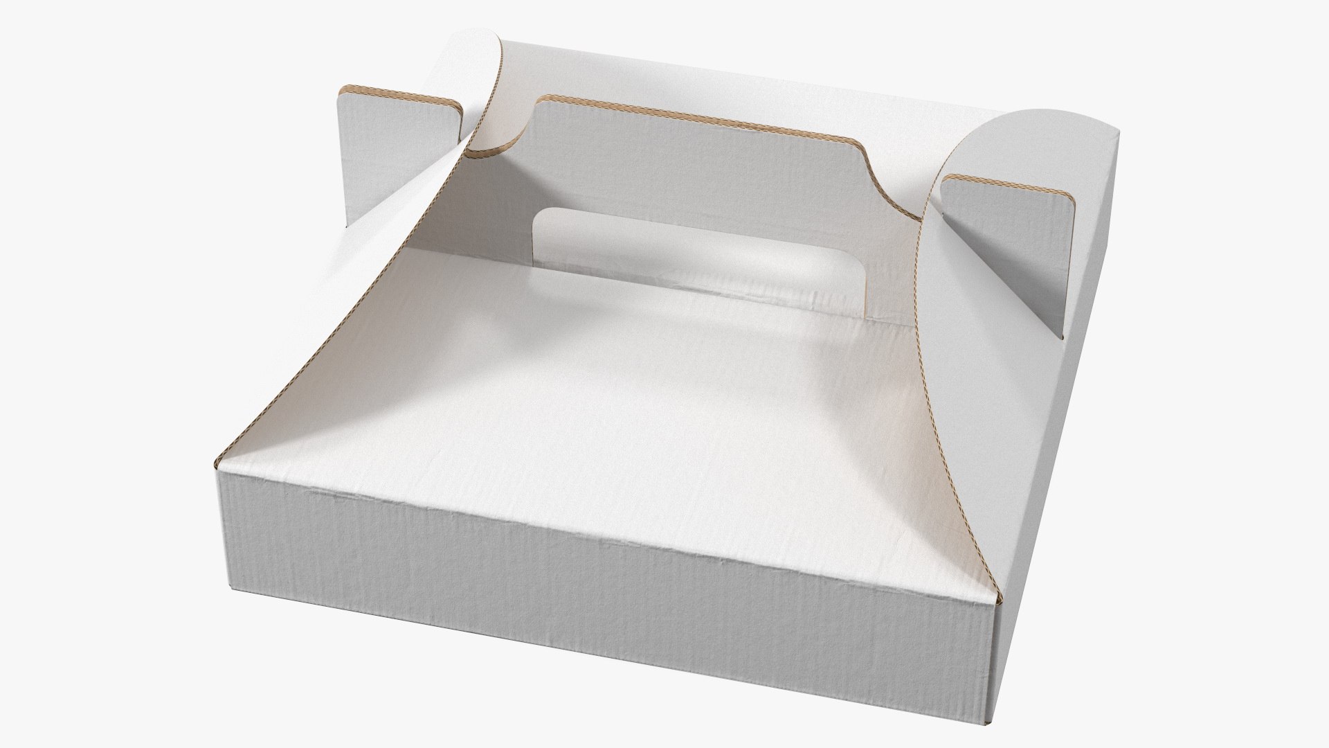 Pizza Box with Handle White model - TurboSquid 2082844