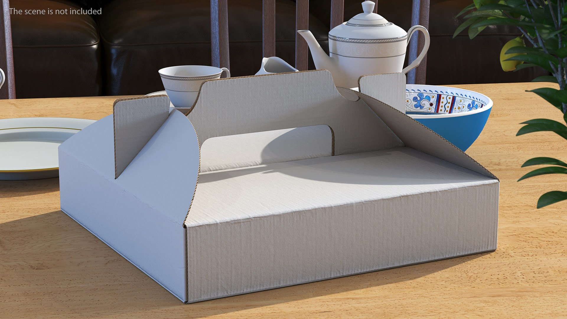 Pizza Box With Handle White Model - TurboSquid 2082844