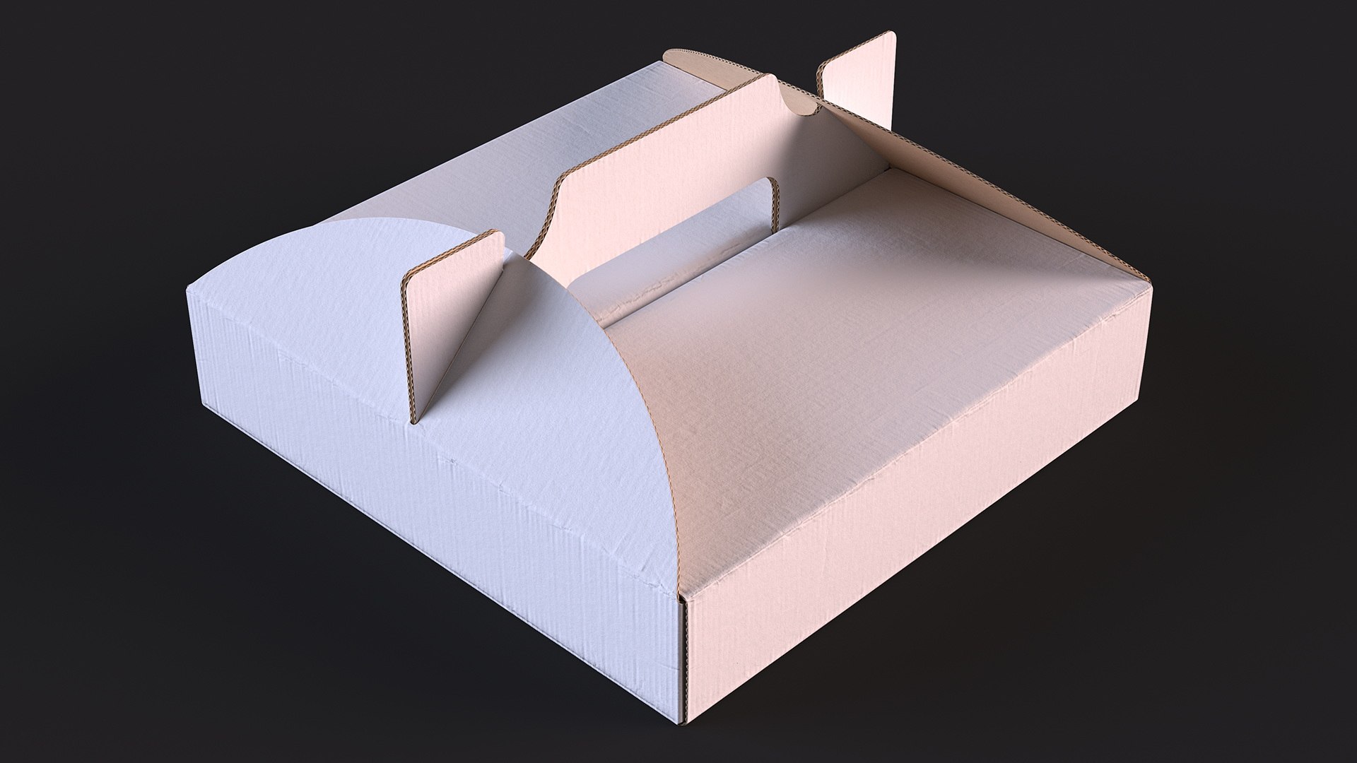 Pizza Box With Handle White Model - TurboSquid 2082844