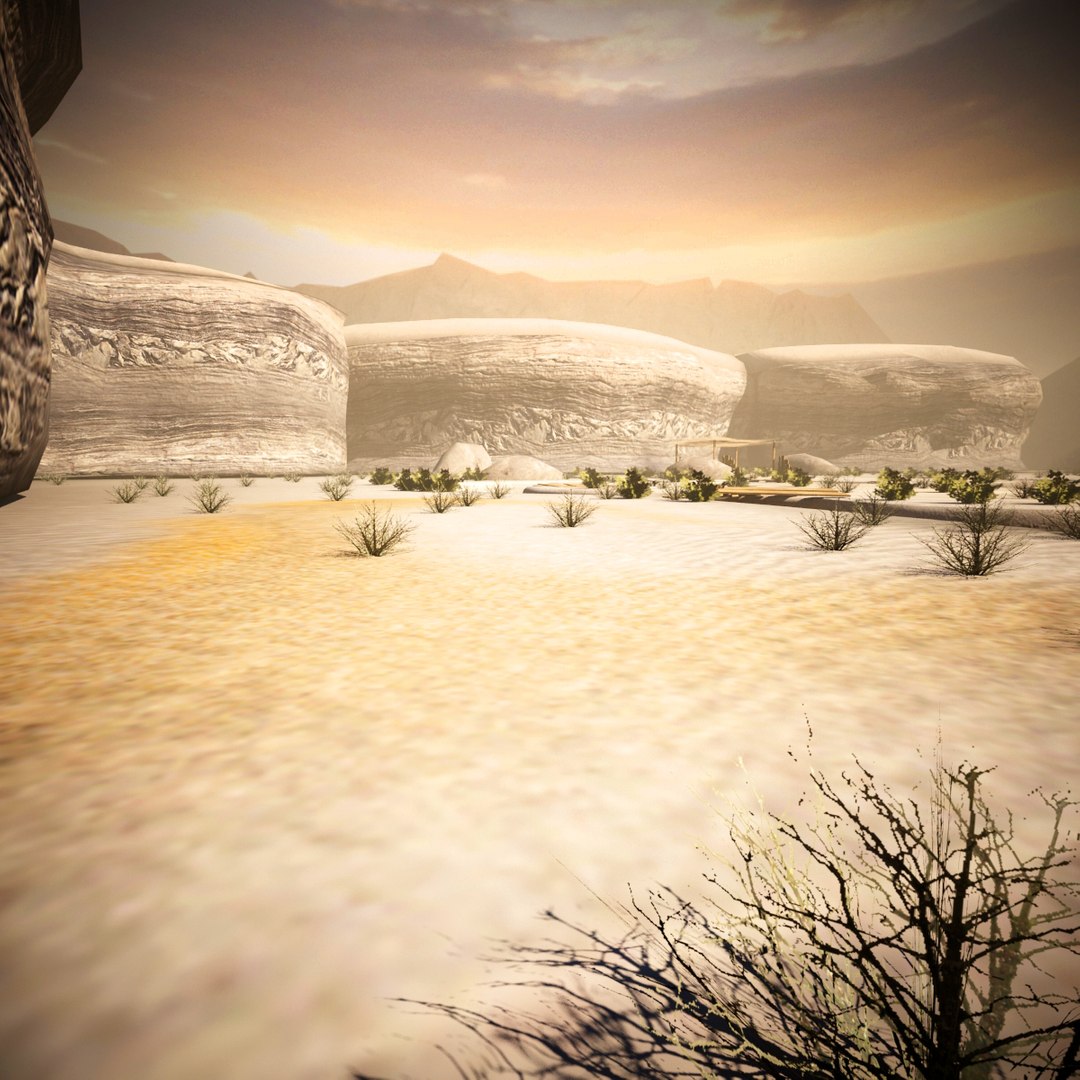 3ds Max Desert Environment