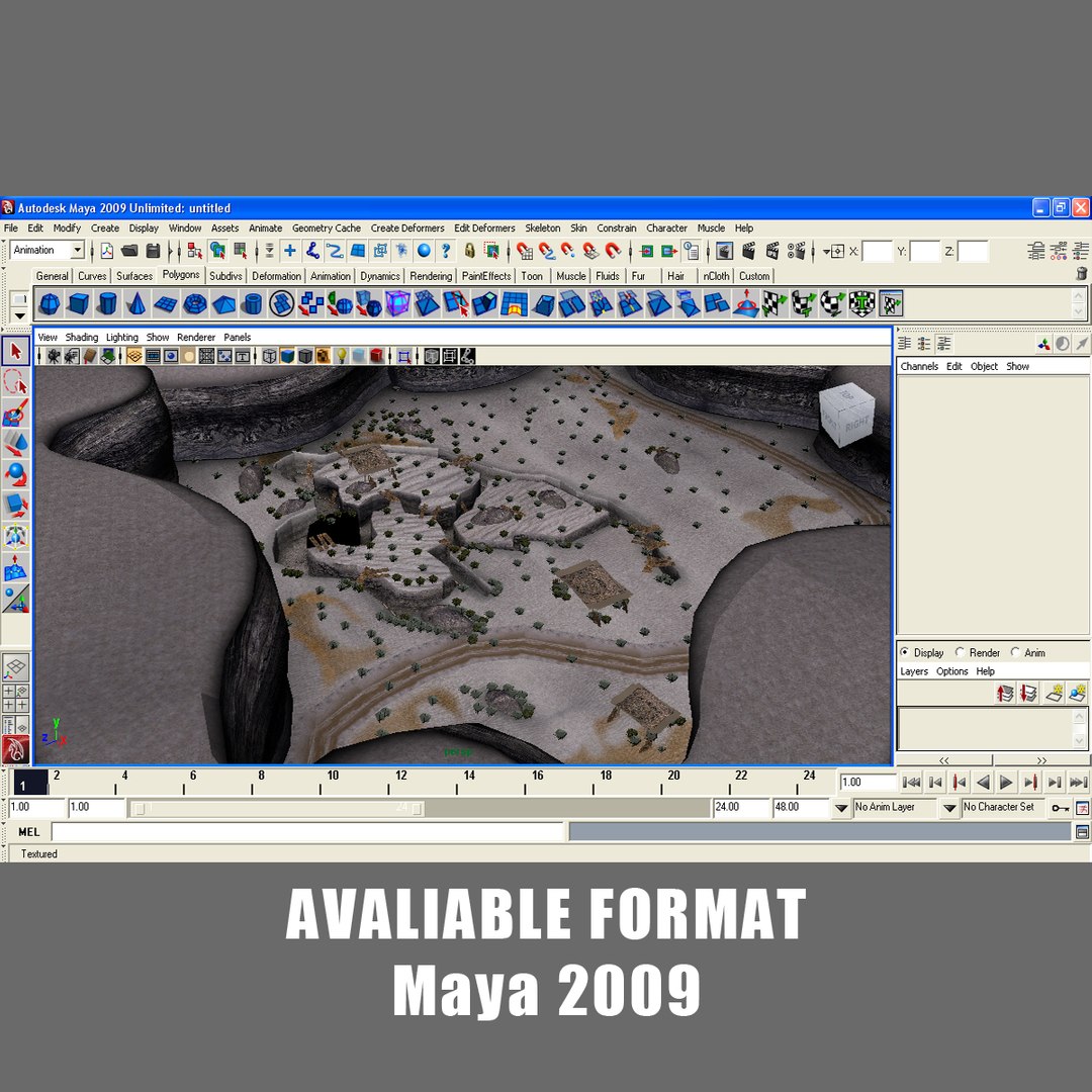 3ds Max Desert Environment