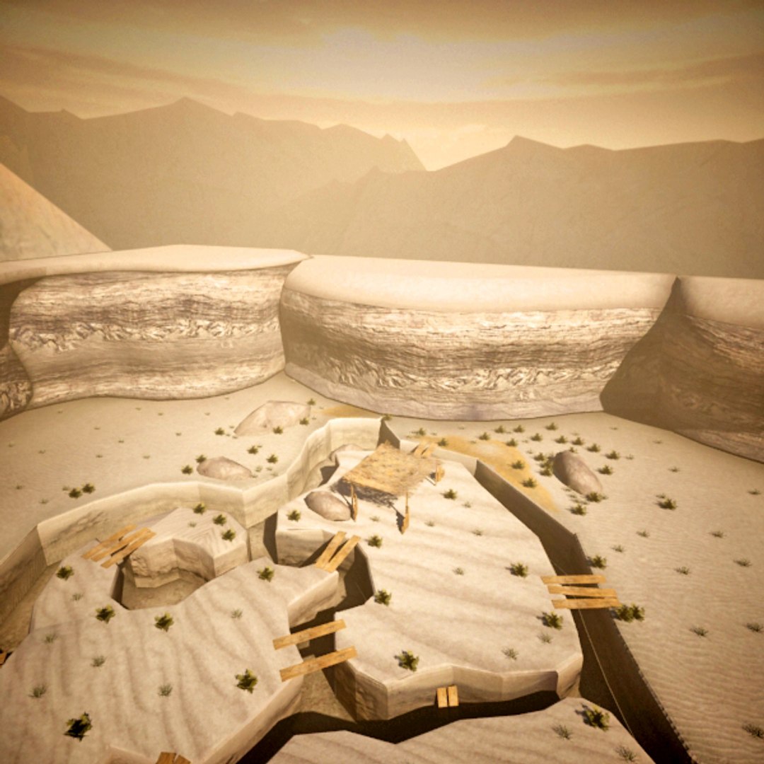 3ds Max Desert Environment