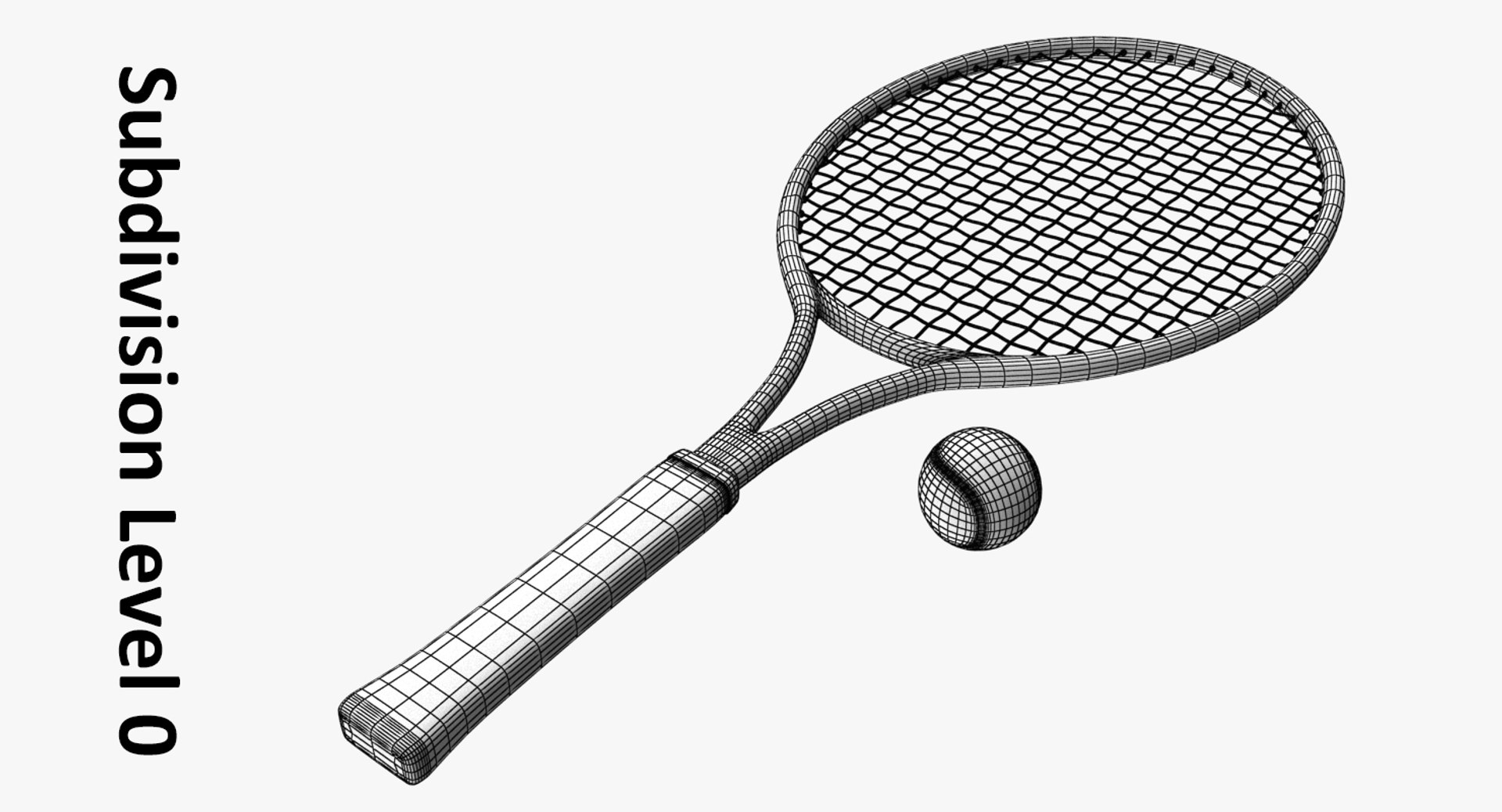3d Model Racket