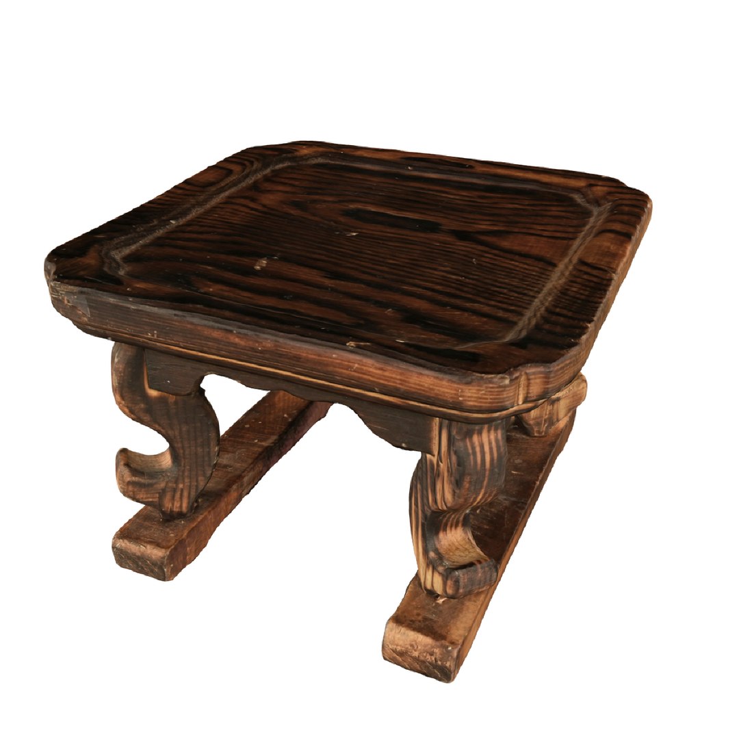 Traditional Wooden Mini Table Model - TurboSquid 2020699