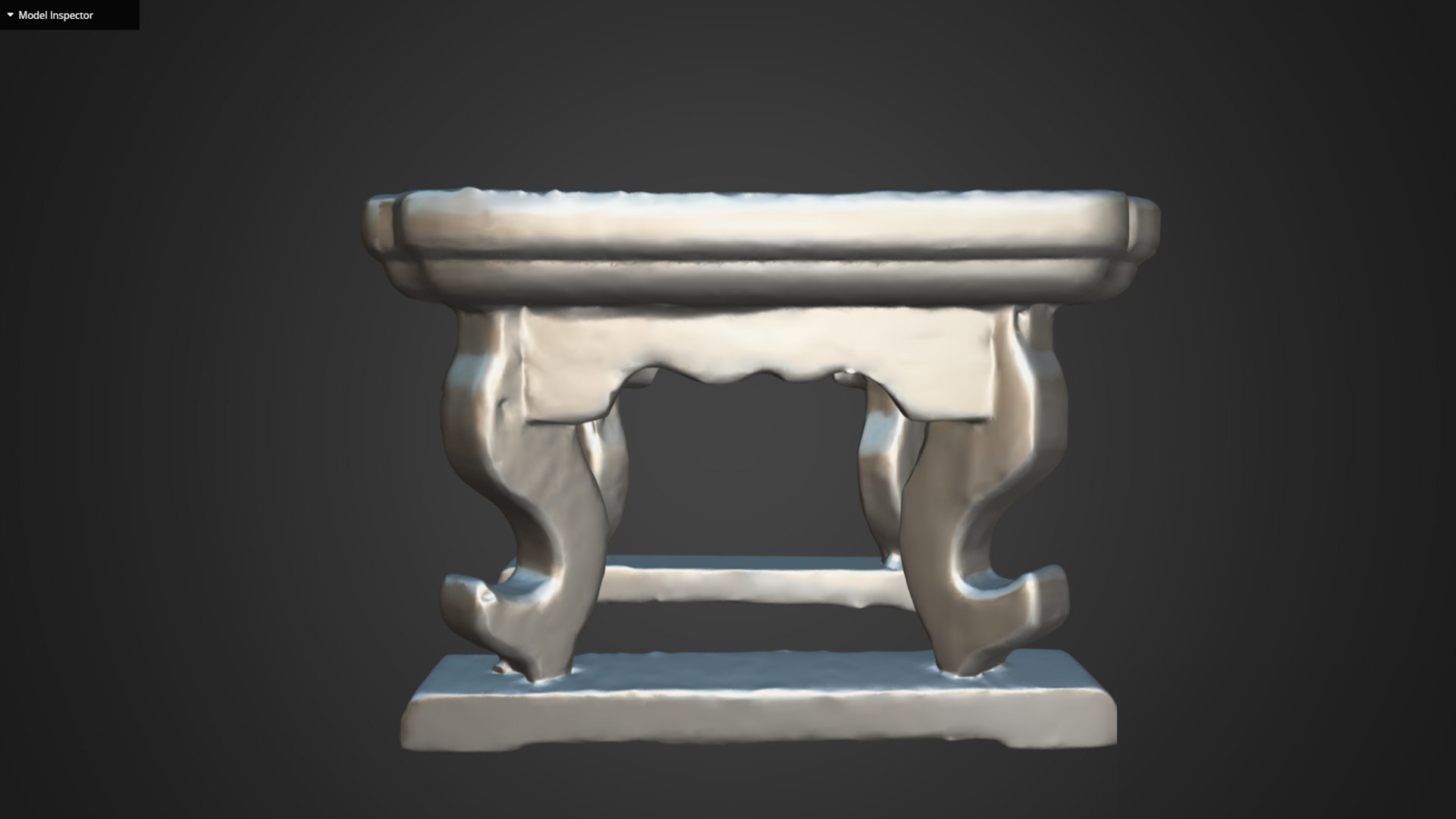 Traditional Wooden Mini Table Model - TurboSquid 2020699