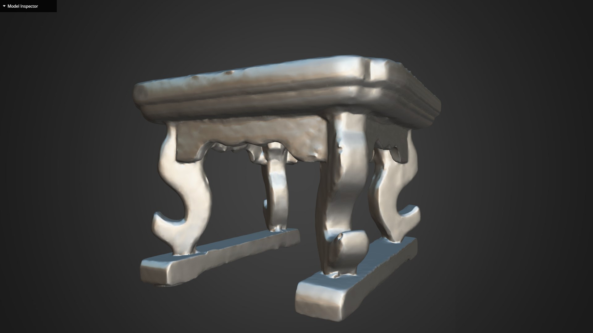 Traditional Wooden Mini Table Model - TurboSquid 2020699