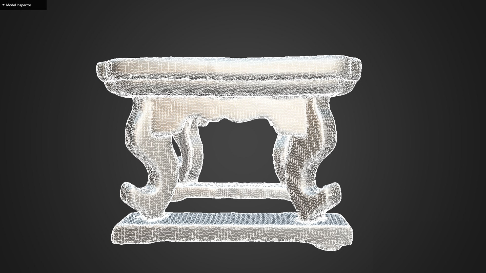 Traditional Wooden Mini Table Model - TurboSquid 2020699