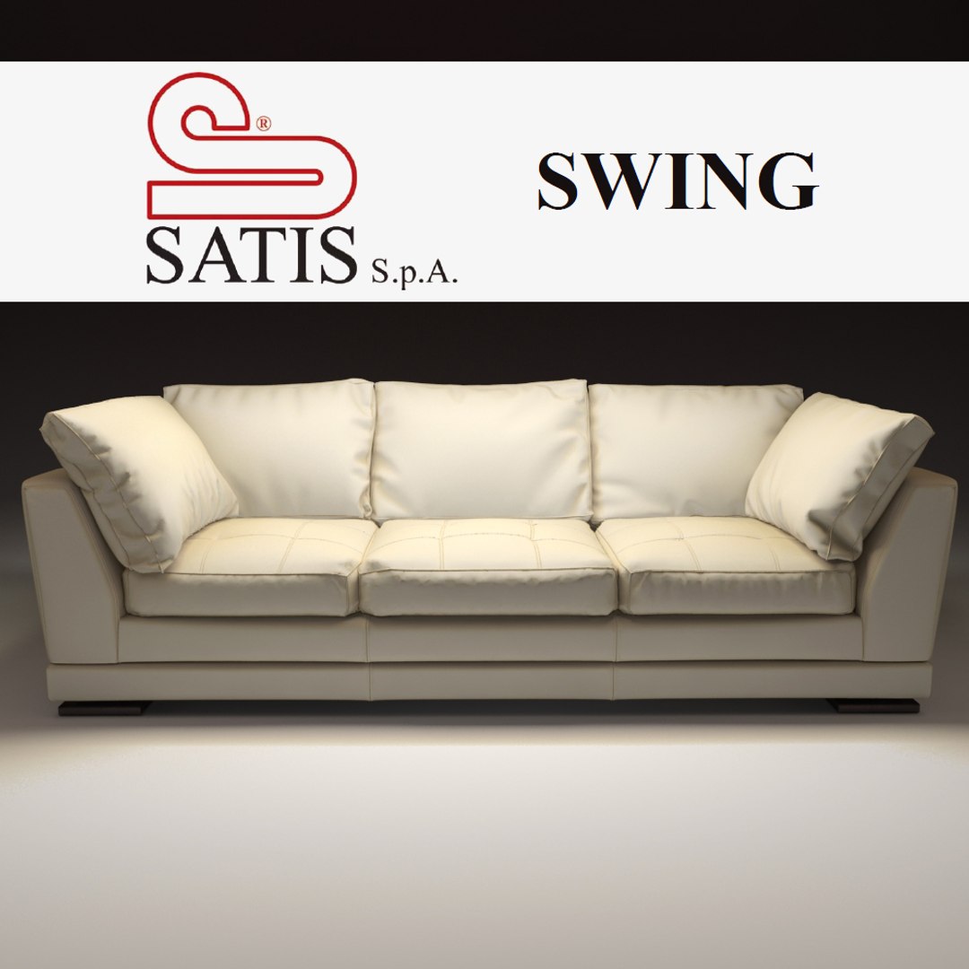 3d Model Satis Sofa Swing