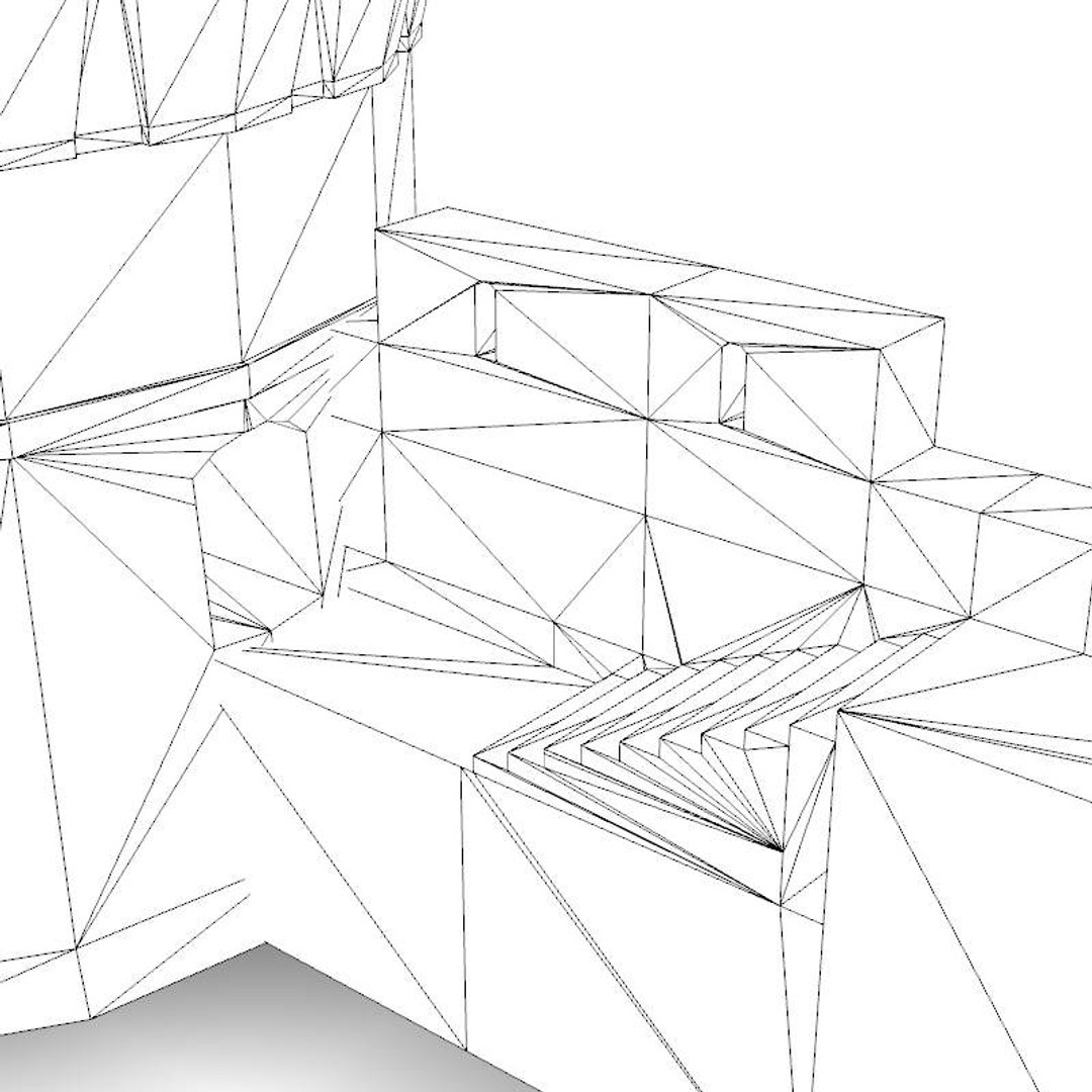 tower walls 3d model