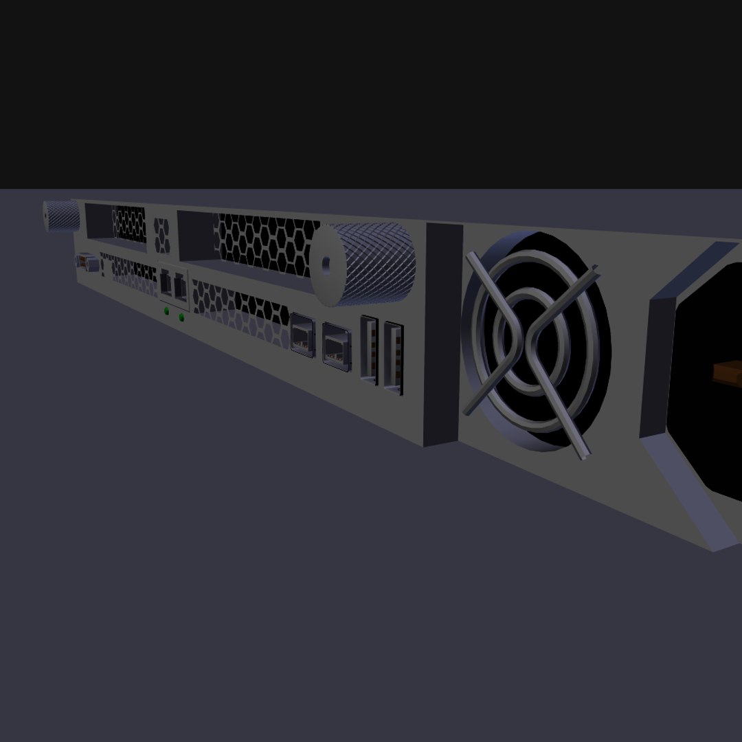 3d Model Server Intel Apple Xserve