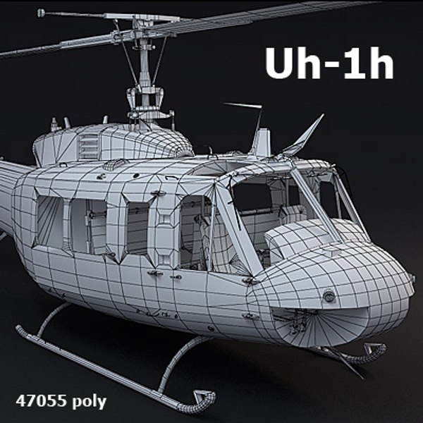 Bell UH-1 Iroquois 3D Models for Download | TurboSquid