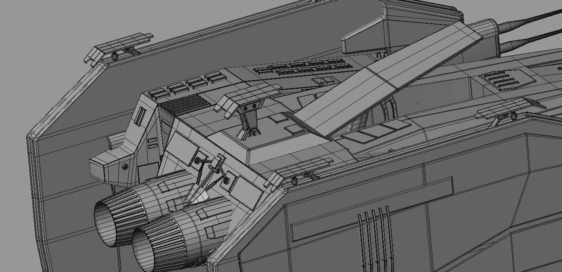 Kylo Rens Ship 3d Model