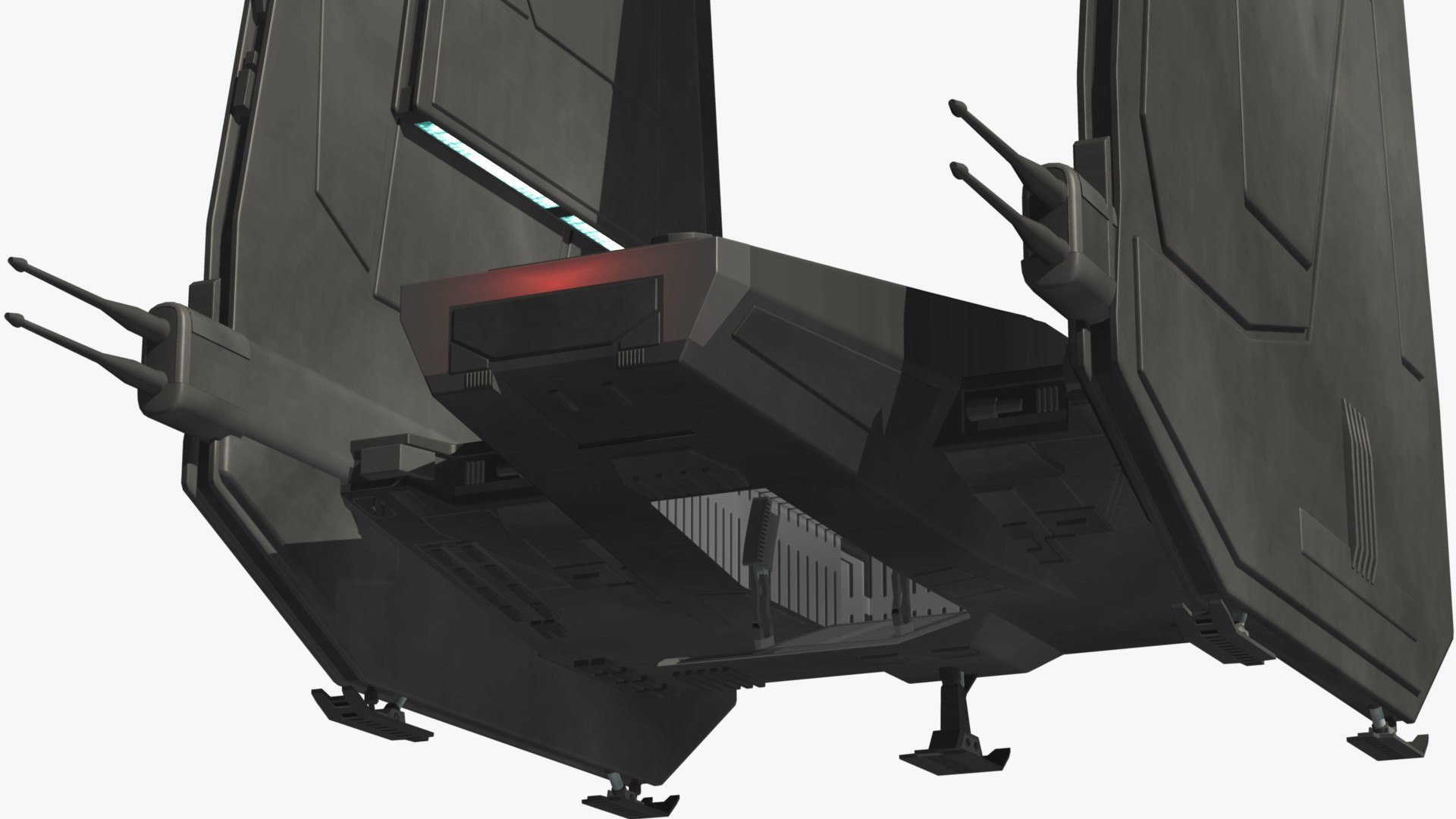 Kylo Rens Ship 3d Model