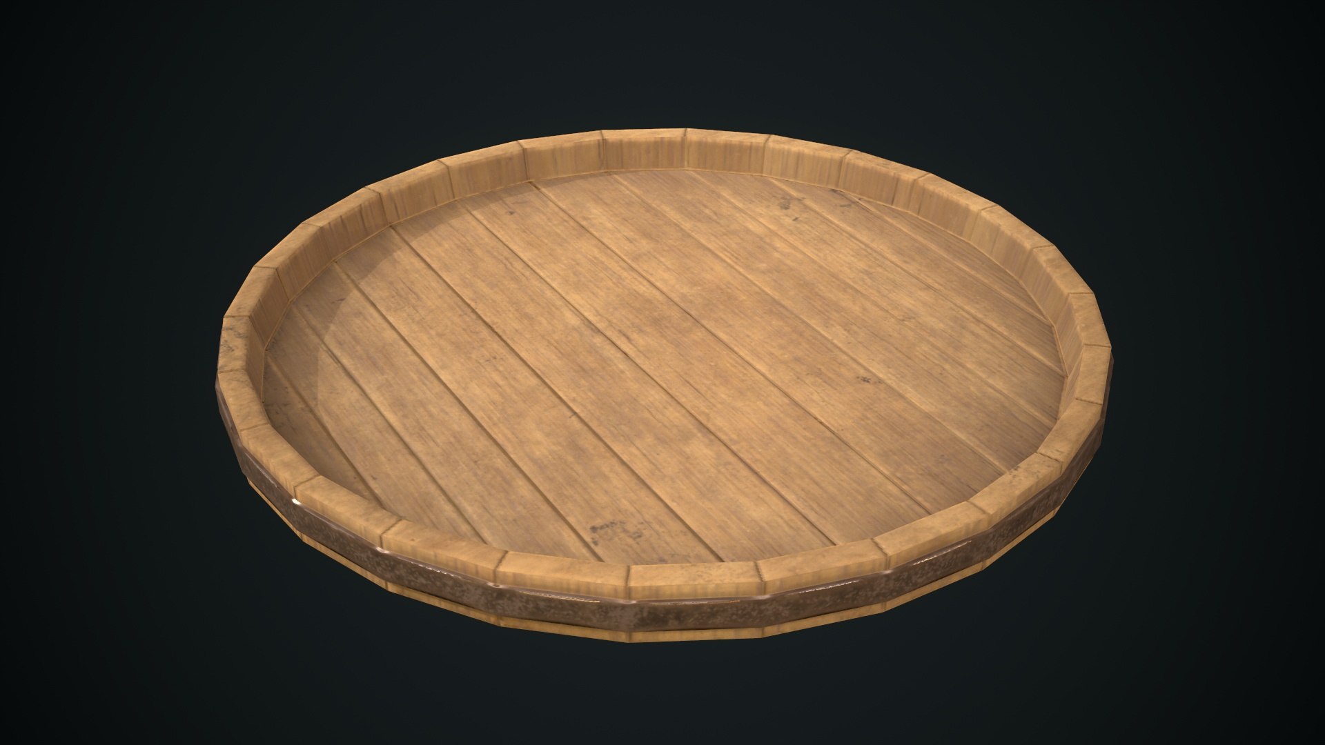 3D Wooden low poly Dish Tray model - TurboSquid 1939706