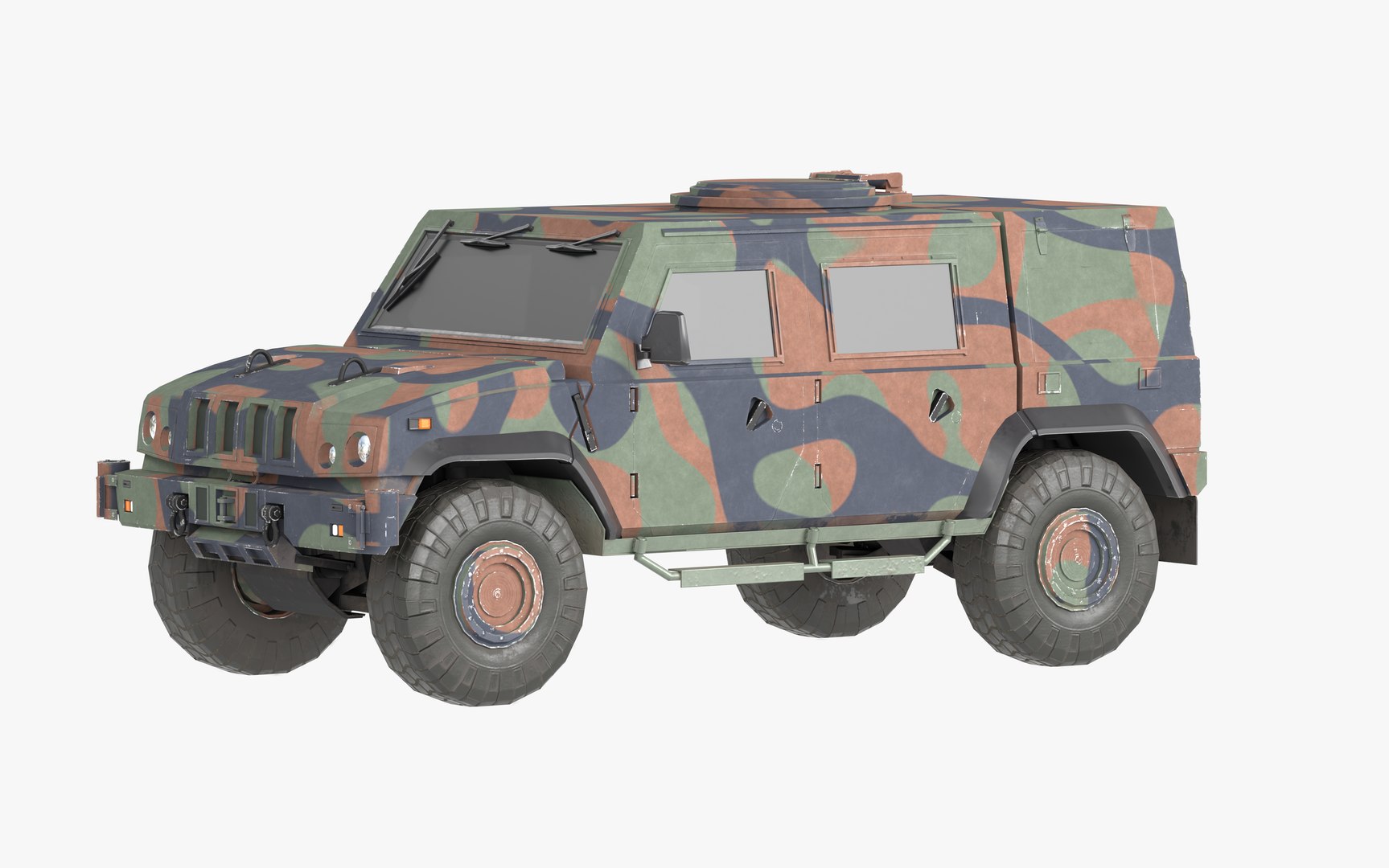 Iveco LMV Light Multirole Vehicle LODs Game Ready 3D Model - TurboSquid ...
