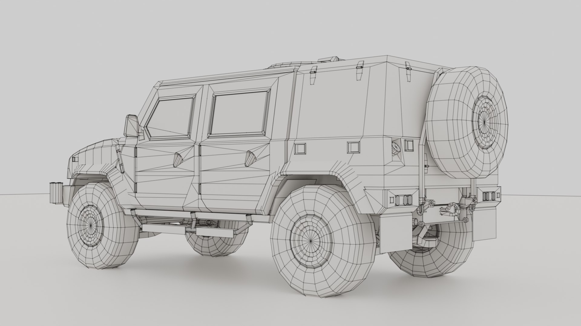 Iveco LMV Light Multirole Vehicle LODs Game Ready 3D Model - TurboSquid ...