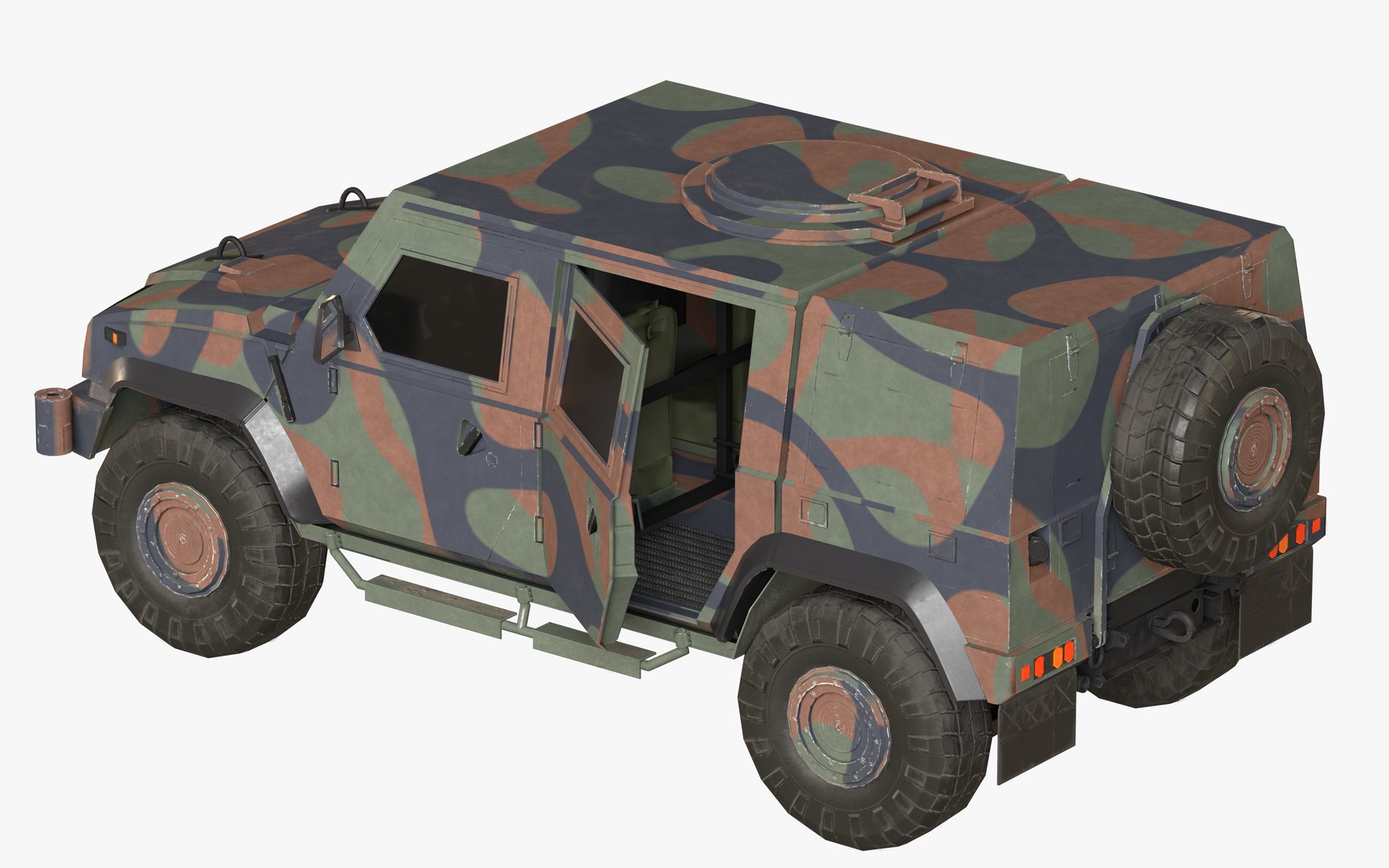 Iveco LMV Light Multirole Vehicle LODs Game Ready 3D Model - TurboSquid ...