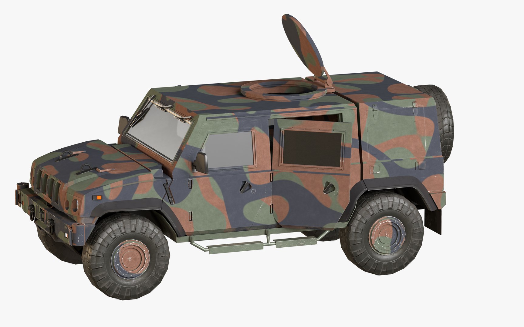 Iveco LMV Light Multirole Vehicle LODs Game Ready 3D Model - TurboSquid ...