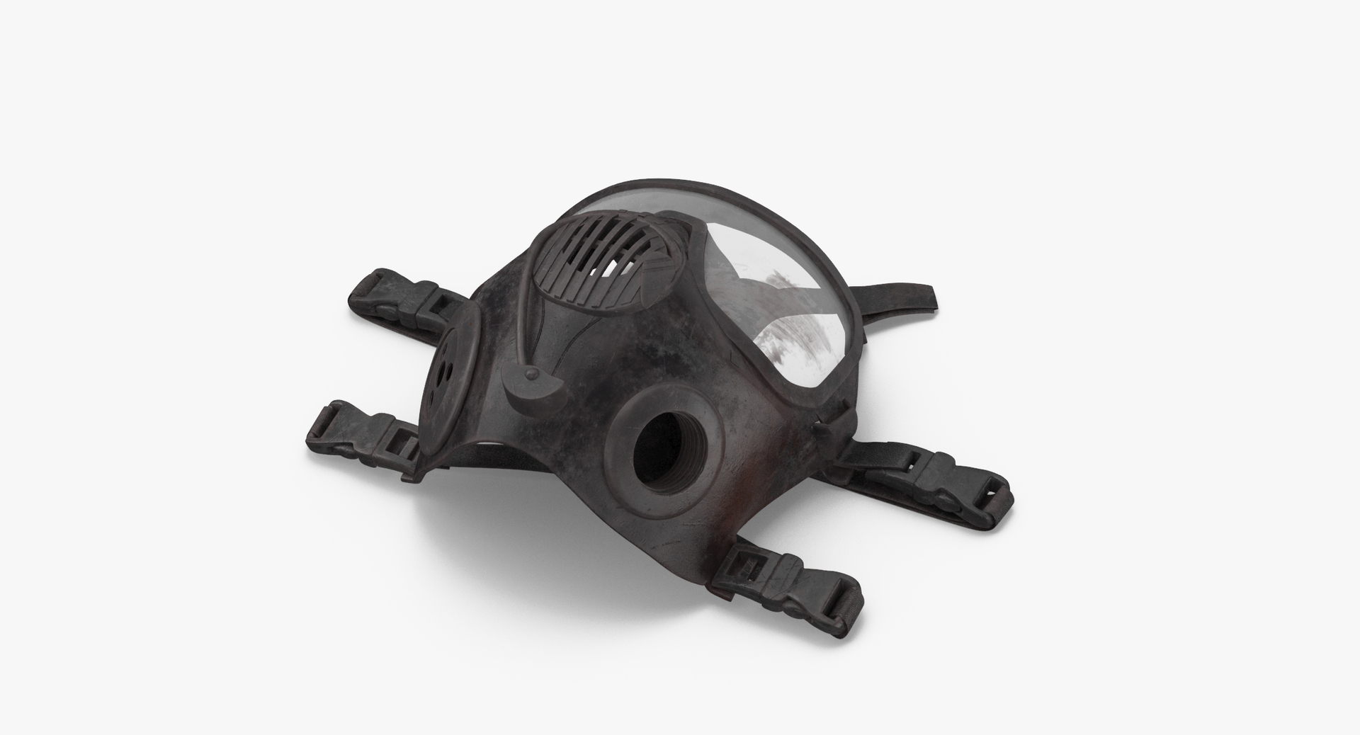 Bloody Police Riot Gear 3d Model