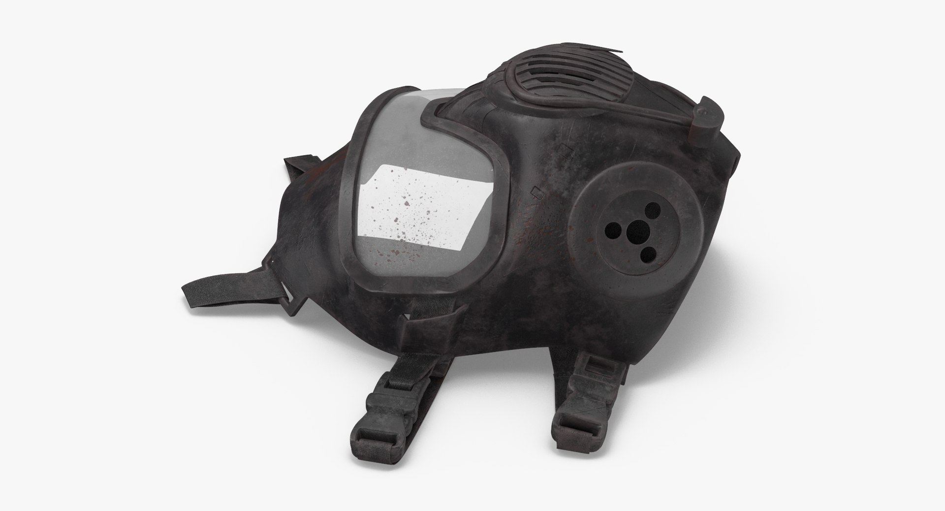 Bloody Police Riot Gear 3d Model