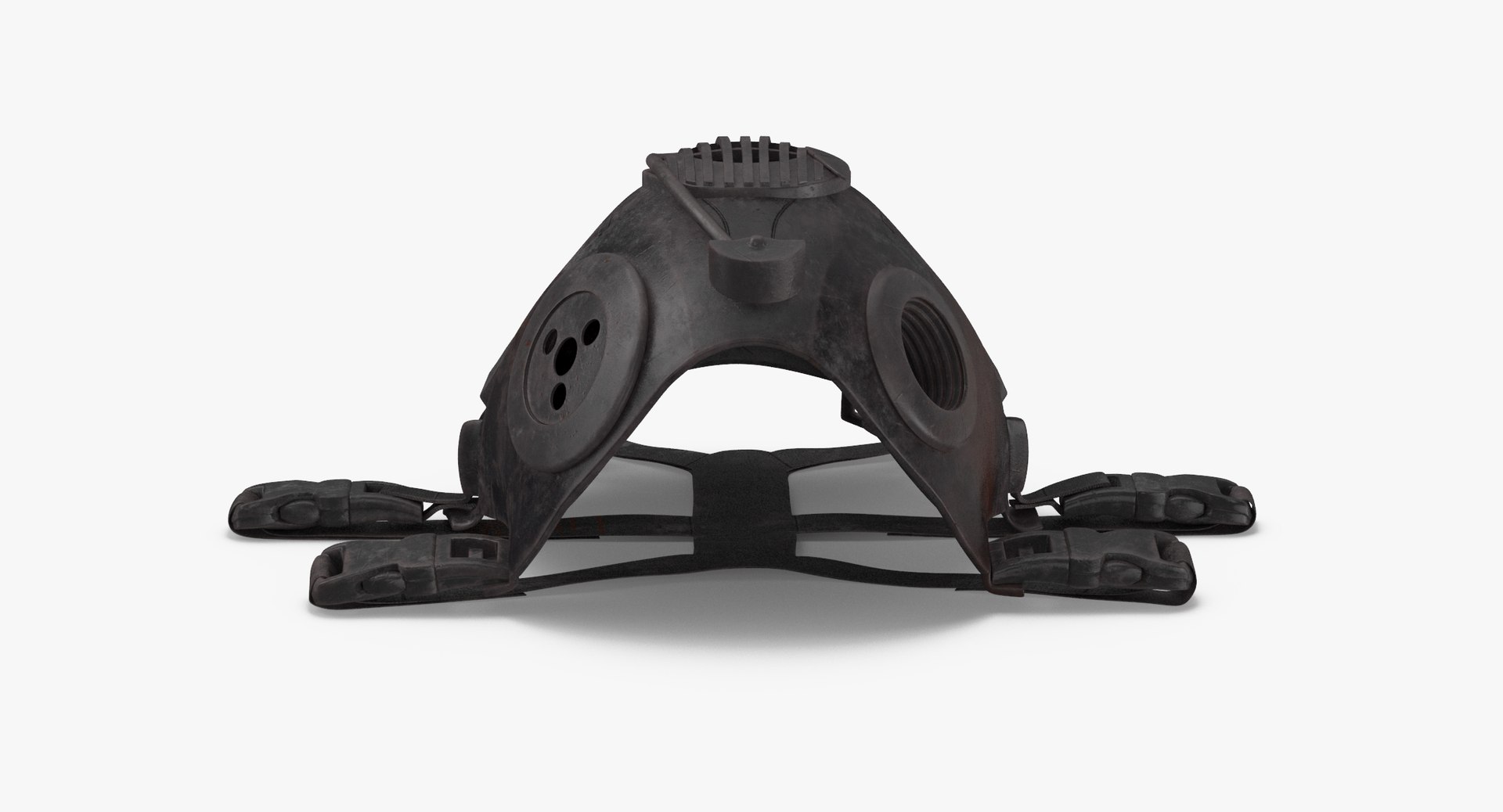 Bloody Police Riot Gear 3d Model