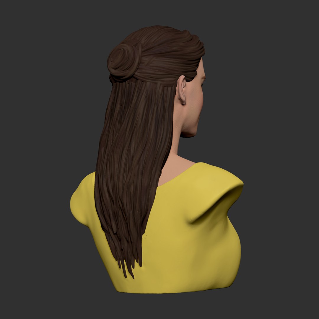 Girl bust 3D model - TurboSquid 1217593