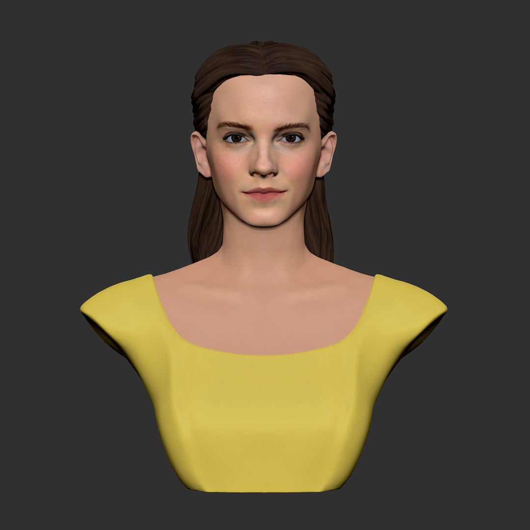 Girl bust 3D model - TurboSquid 1217593