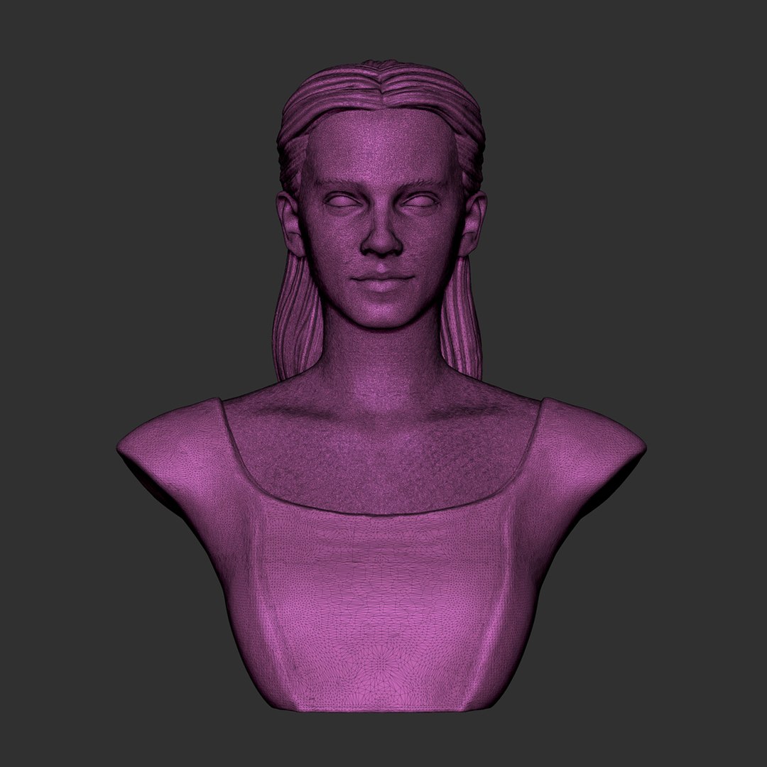 Girl bust 3D model - TurboSquid 1217593