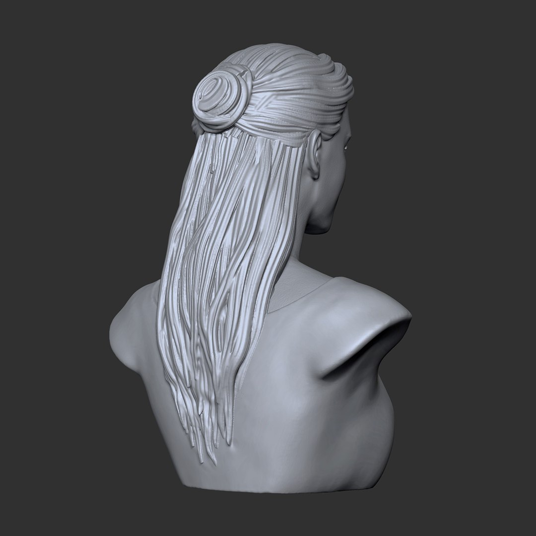 Girl bust 3D model - TurboSquid 1217593
