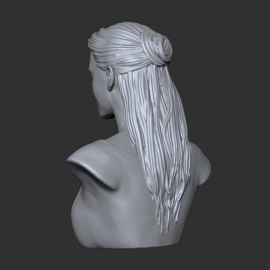 Girl bust 3D model - TurboSquid 1217593