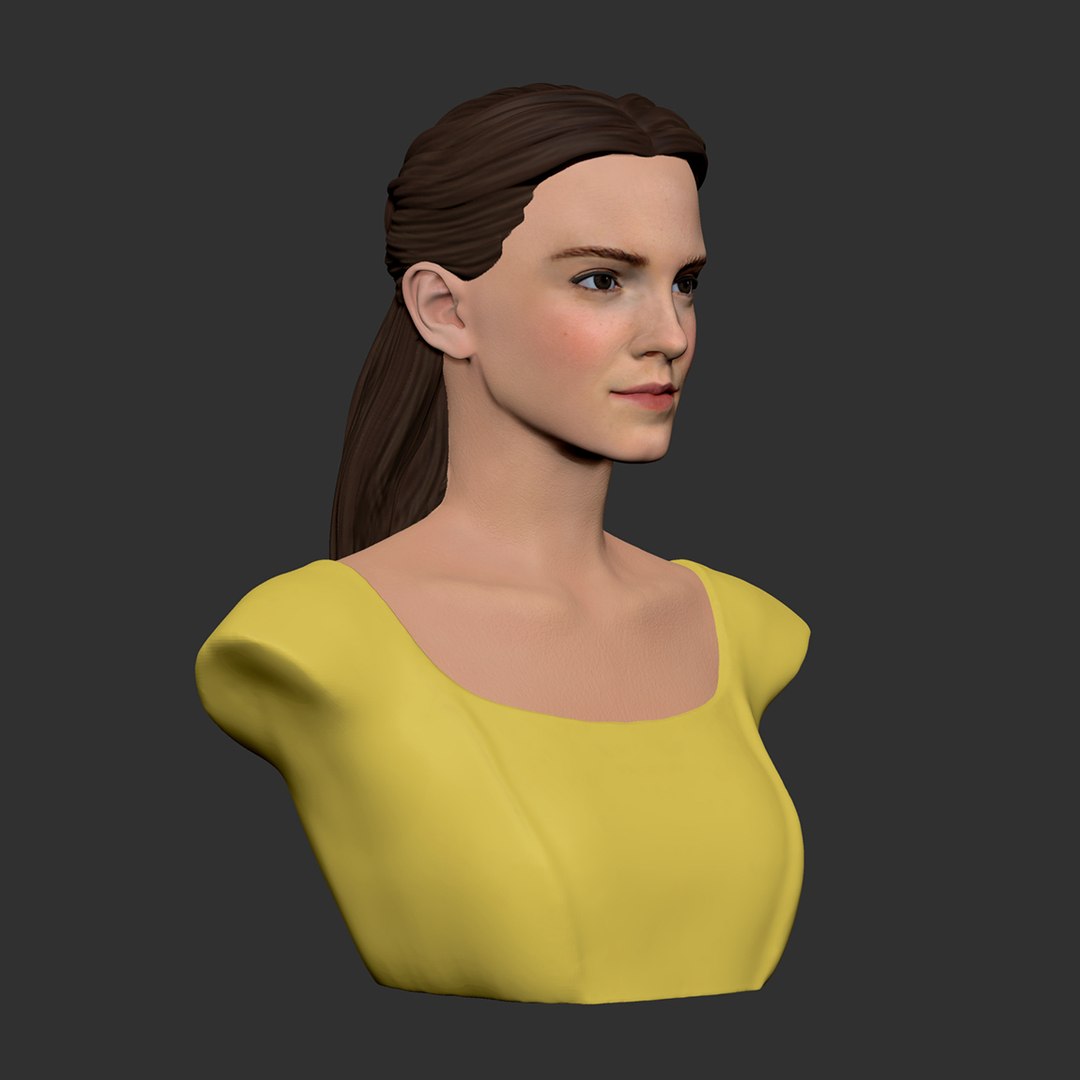 Girl bust 3D model - TurboSquid 1217593