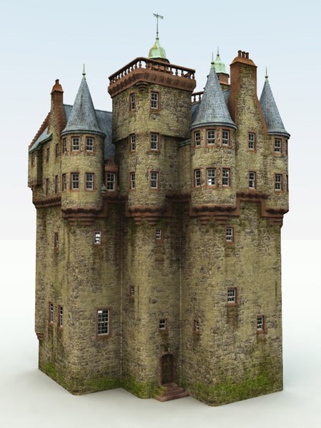 3d castle buildings