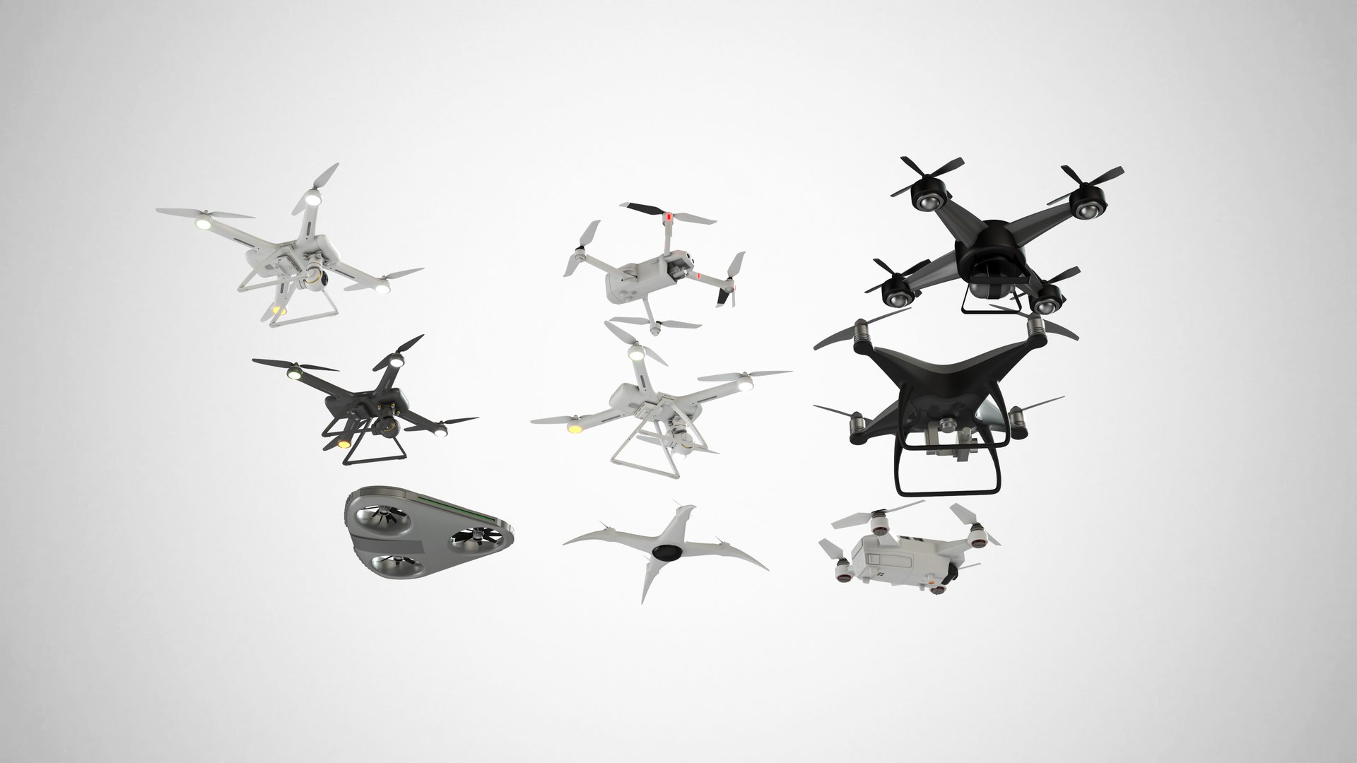 Dji Drone Series 3D Model - TurboSquid 2138944