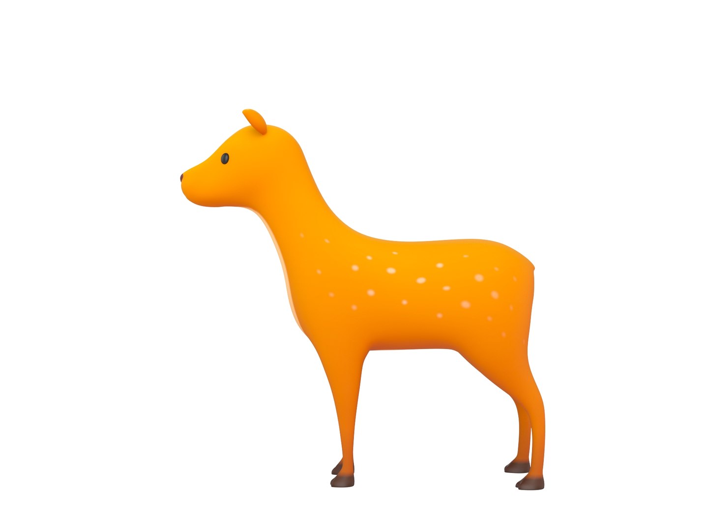 Doe cartoon toon model - TurboSquid 1519780