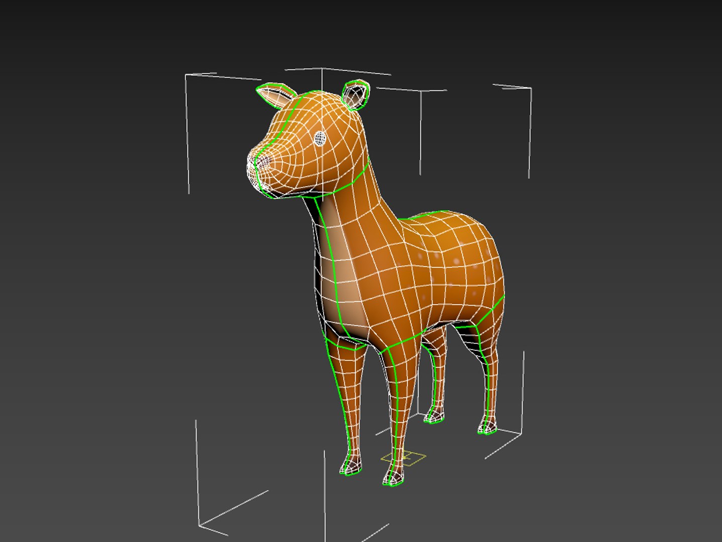 Doe cartoon toon model - TurboSquid 1519780