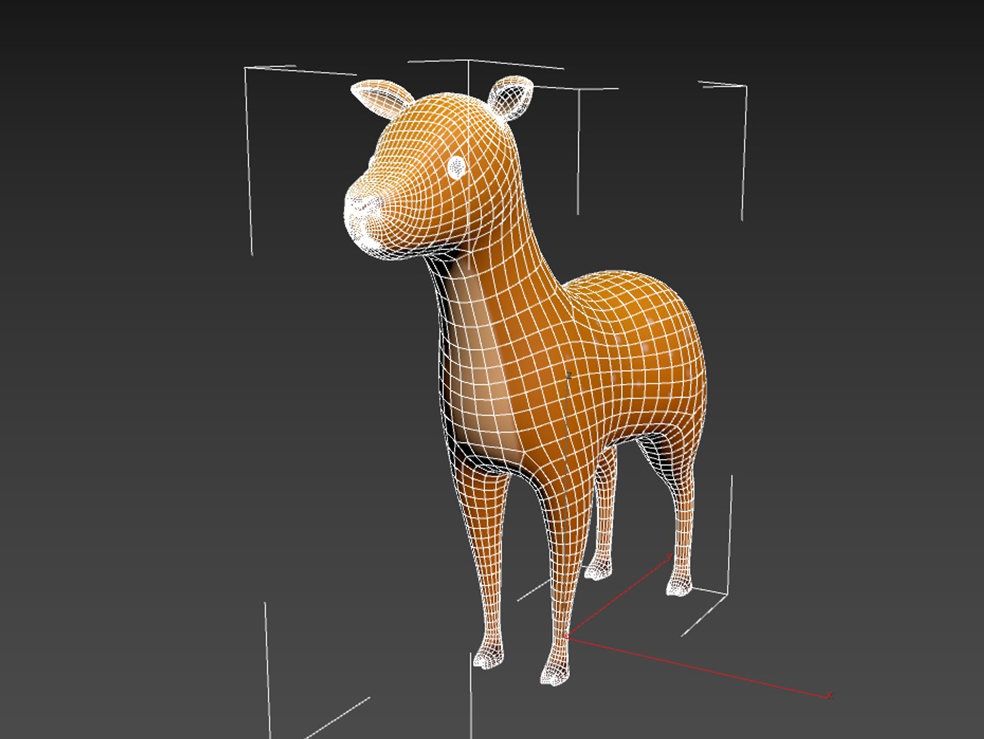 Doe cartoon toon model - TurboSquid 1519780