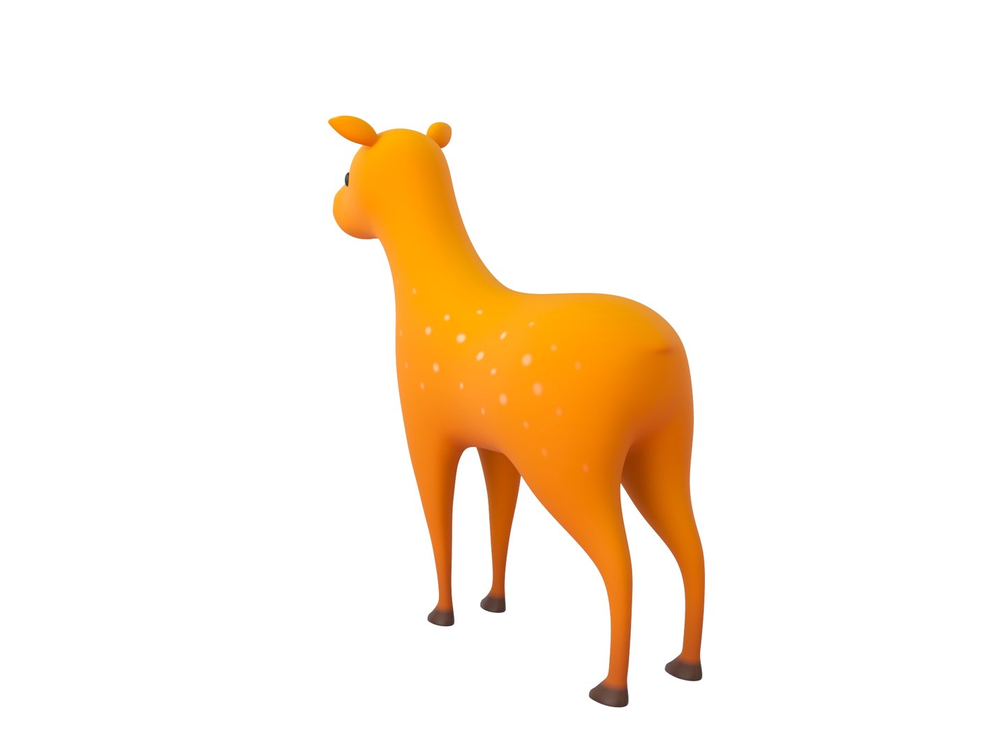 Doe cartoon toon model - TurboSquid 1519780