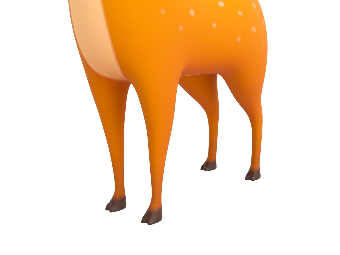 Doe cartoon toon model - TurboSquid 1519780