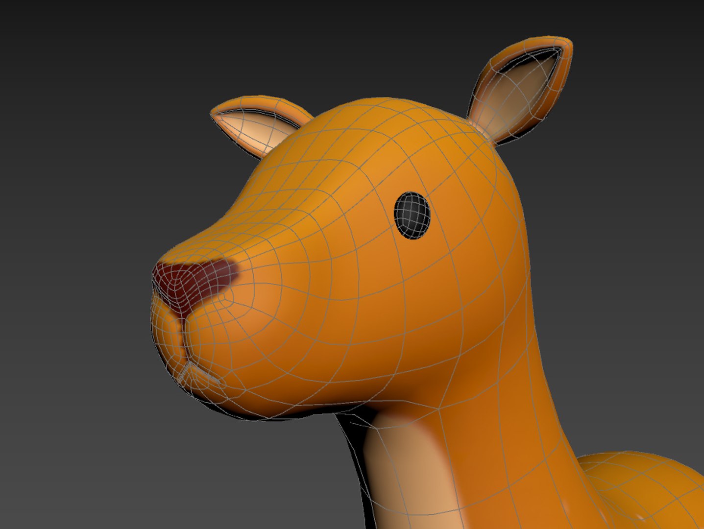 Doe cartoon toon model - TurboSquid 1519780